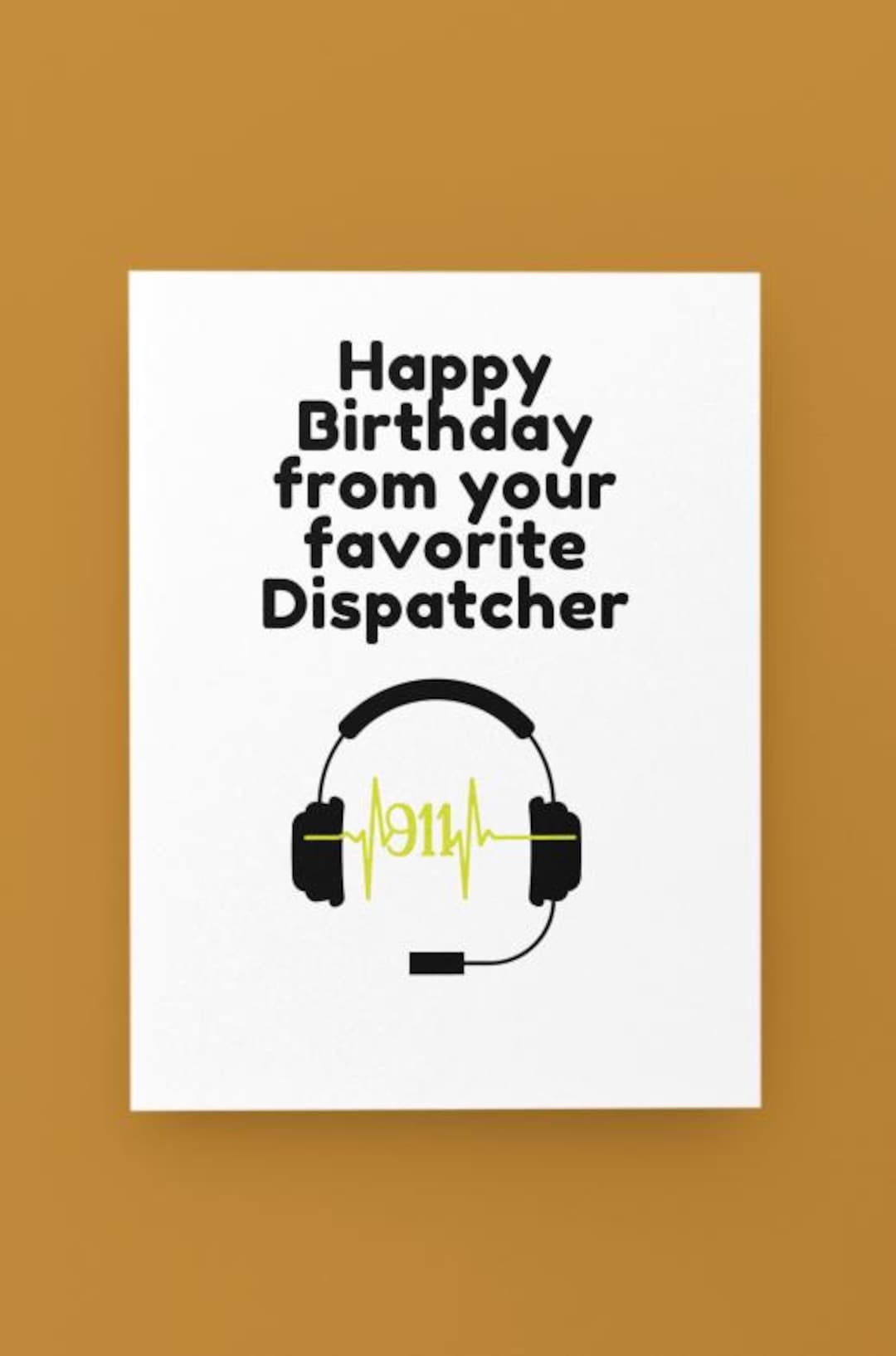 Happy Birthday From Your Favorite Dispatcher Greeting Card | Dispatcher ...