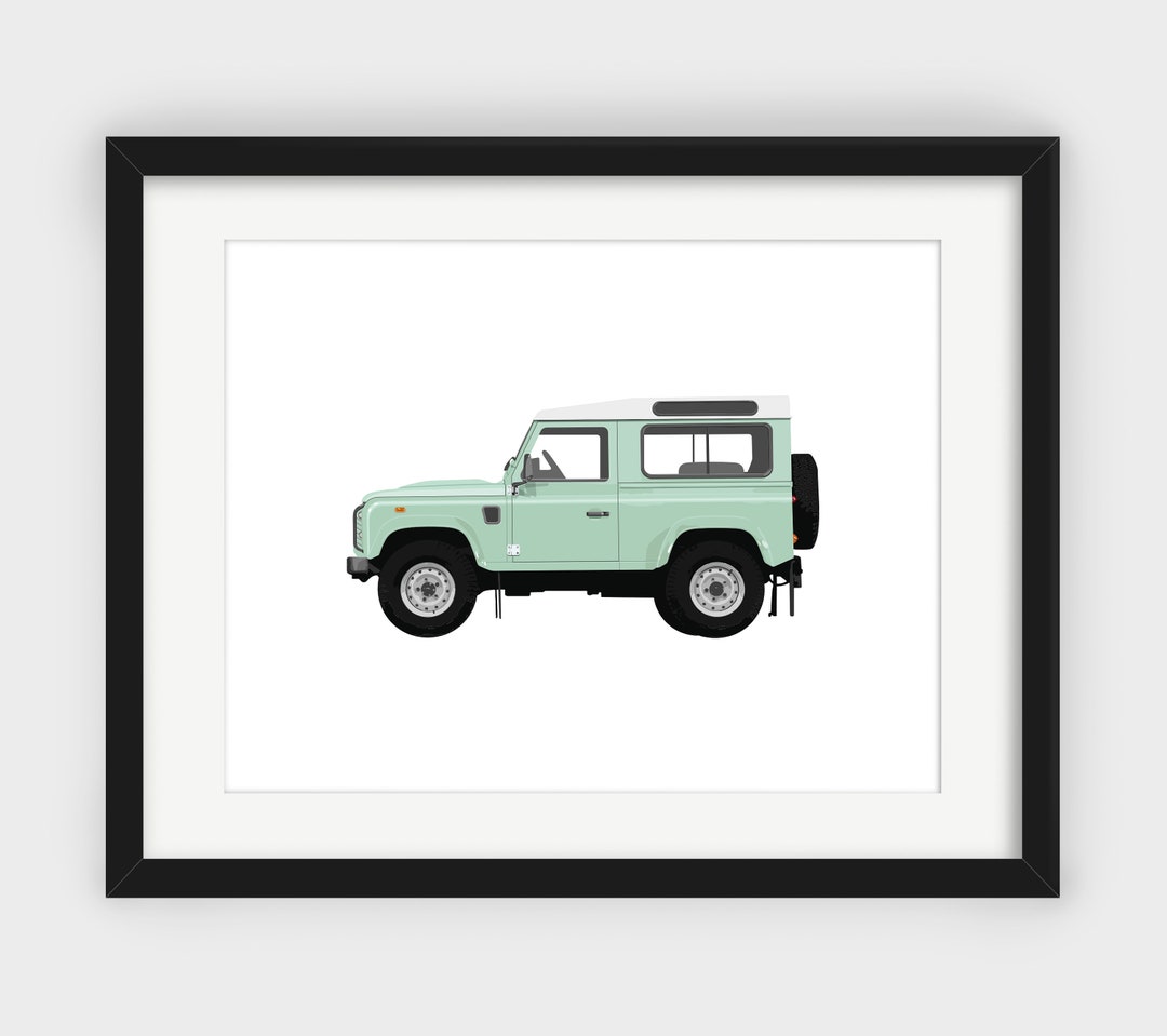 Land Rover Defender, Mint Green, Green, Mint Land Rover, Minimalist ...