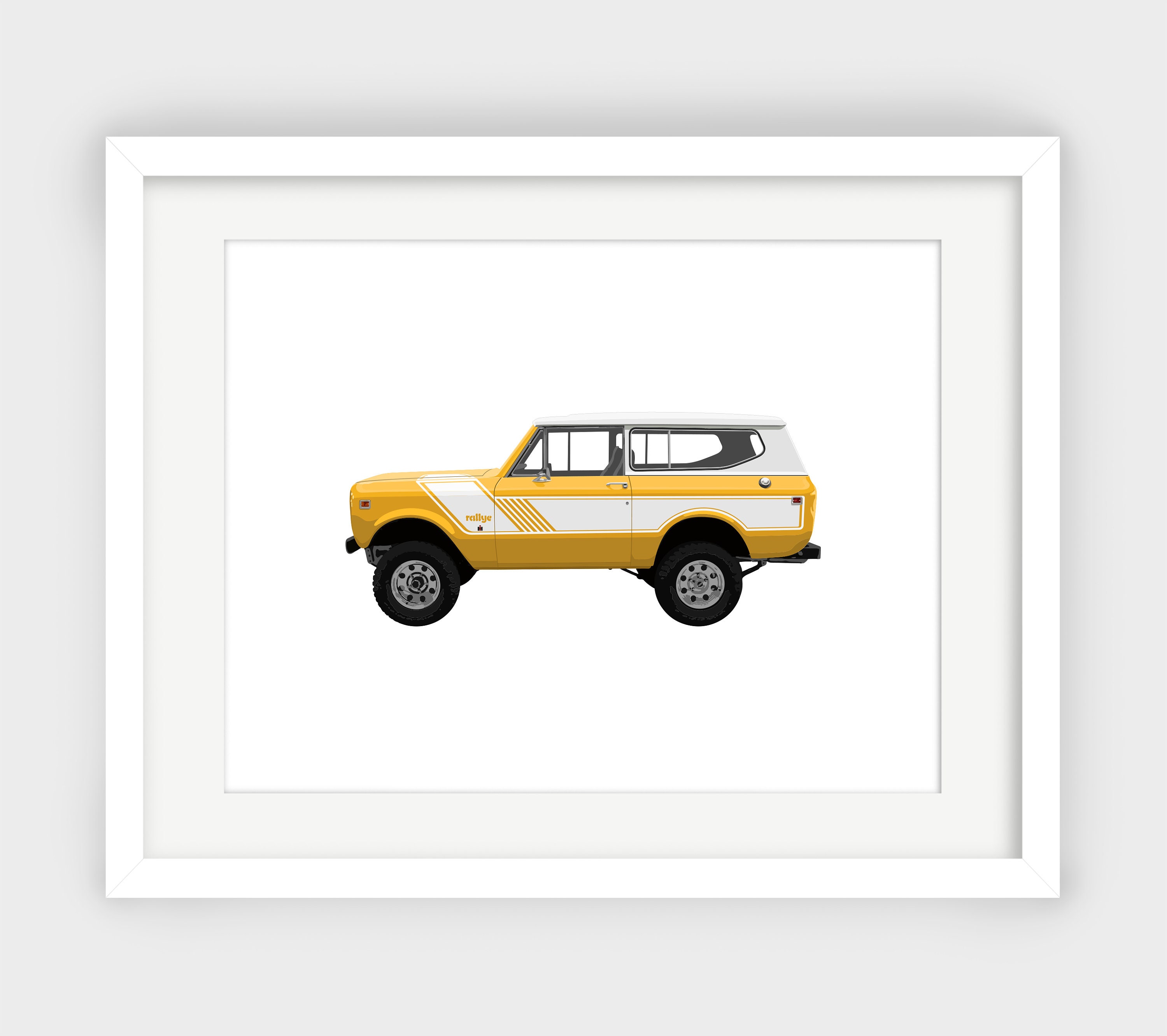 International Scout Rallye, Yellow Scout, International Harvester ...
