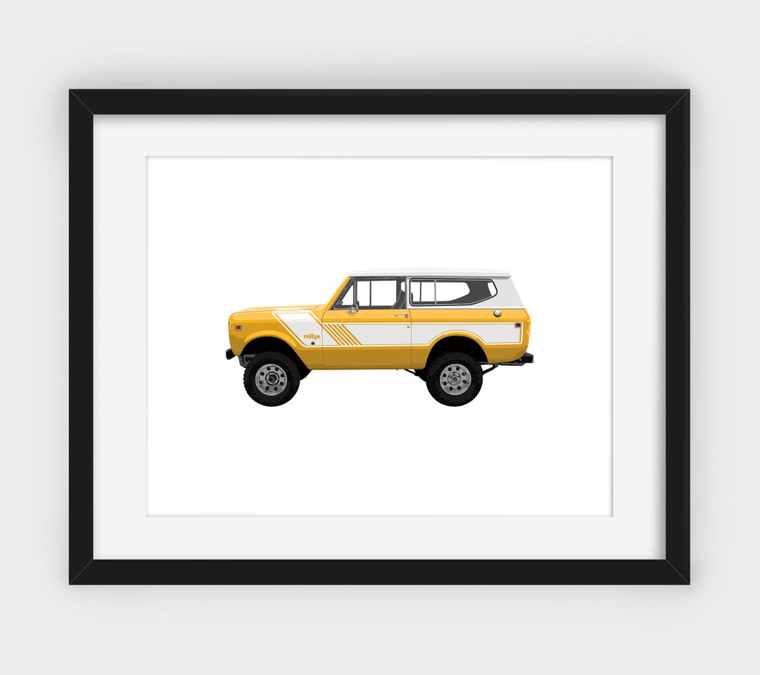 International Scout Rallye, Yellow Scout, International Harvester ...