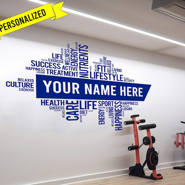 Gym Wall Decals - Etsy