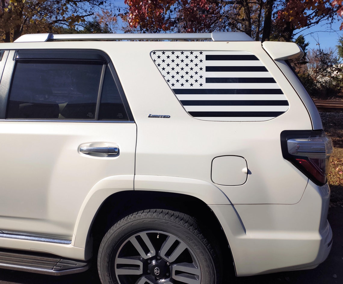 Quarter Window American Flag Car Decal Sticker 2 Piece driver | Etsy