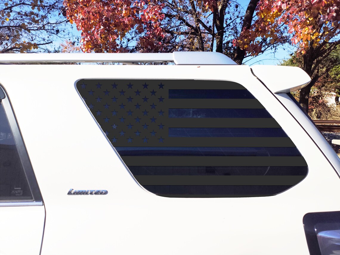 Quarter Window American Flag Car Decal Sticker 2 Piece driver - Etsy