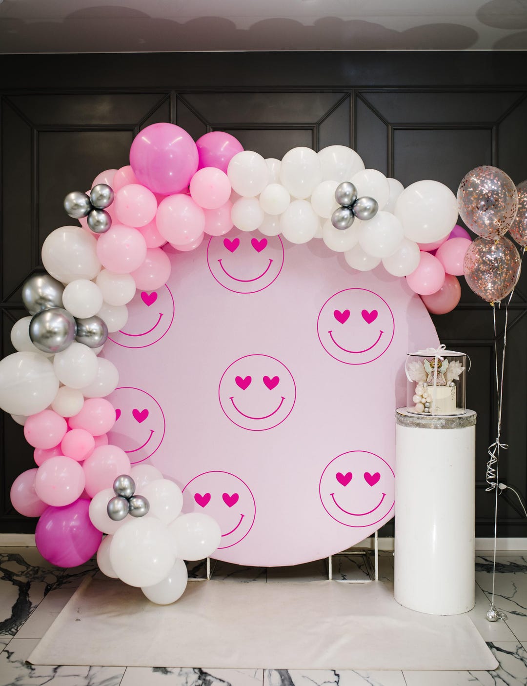 Smile Faces Party Decals - First Birthday Decal - Birthday Party ...