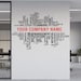 Custom Company Name Vinyl Wall Decal: Motivational Office Decor Se227 ...