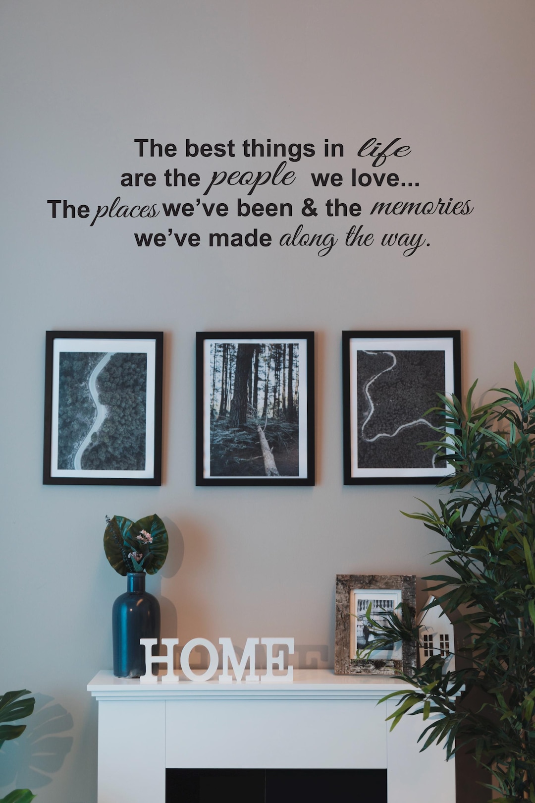 Life’s Best Moments Wall Decal – Inspirational Quote for Home Decor ...