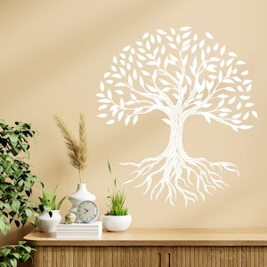 Tree of Life Stickers, Tree Decals, Inspirational Decals, Bedroom Decor ...