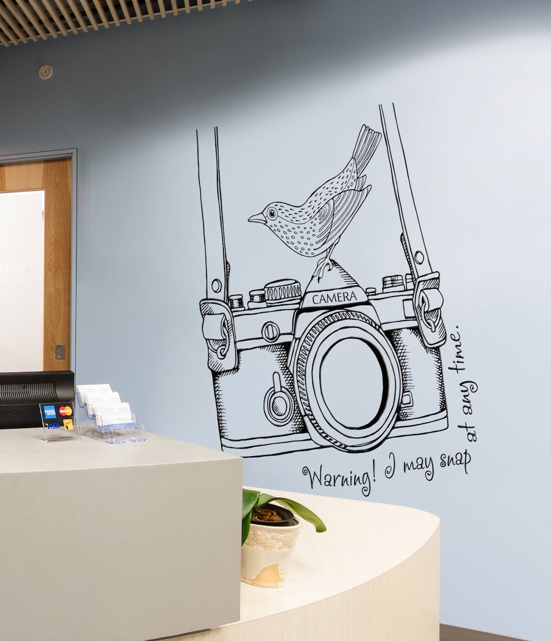 Vintage Camera Wall Decals, Photography Wall Stickers, Photo Camera ...