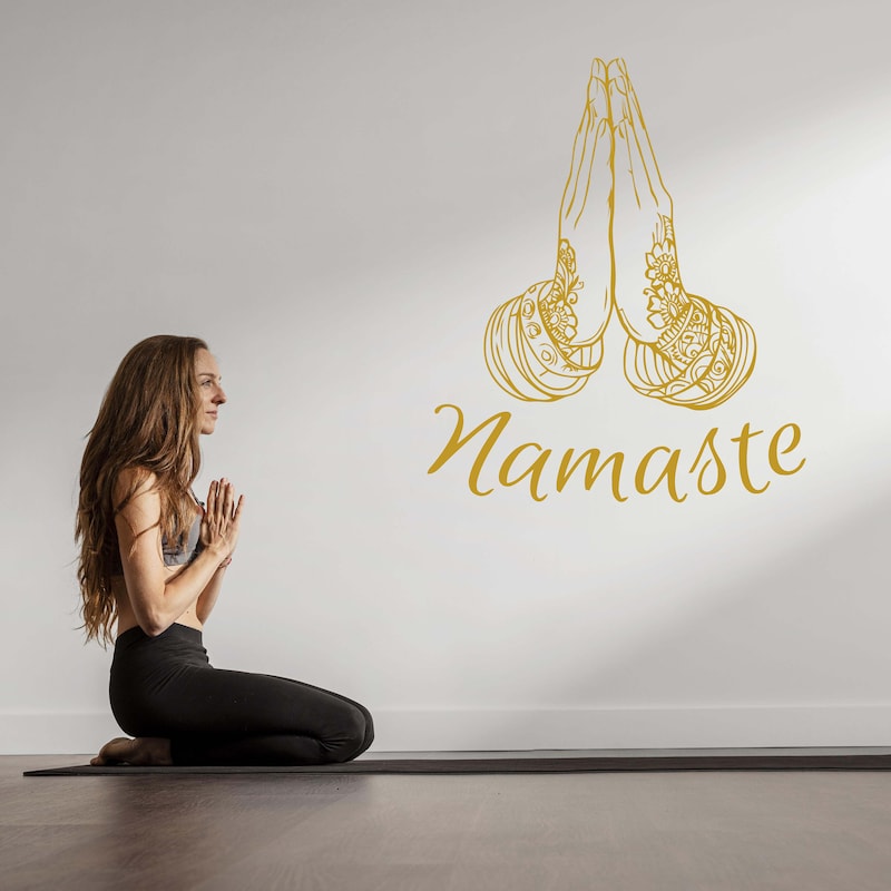 Namaste Poster - Etsy