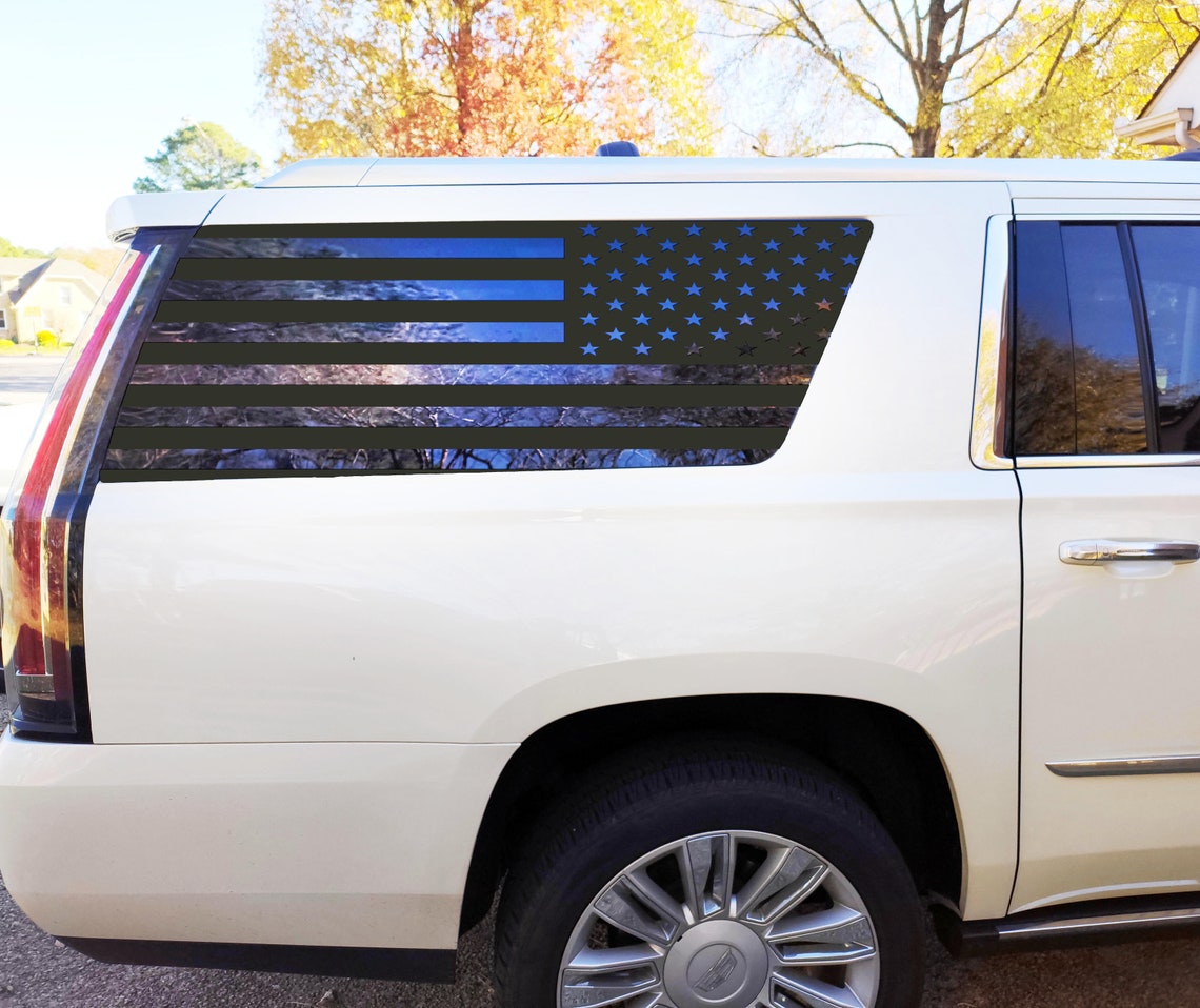 Quarter Window American Flag Car Decal Sticker 2 Piece driver - Etsy