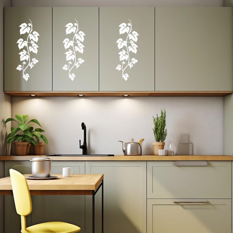 Kitchen Cabinet Decals - Etsy