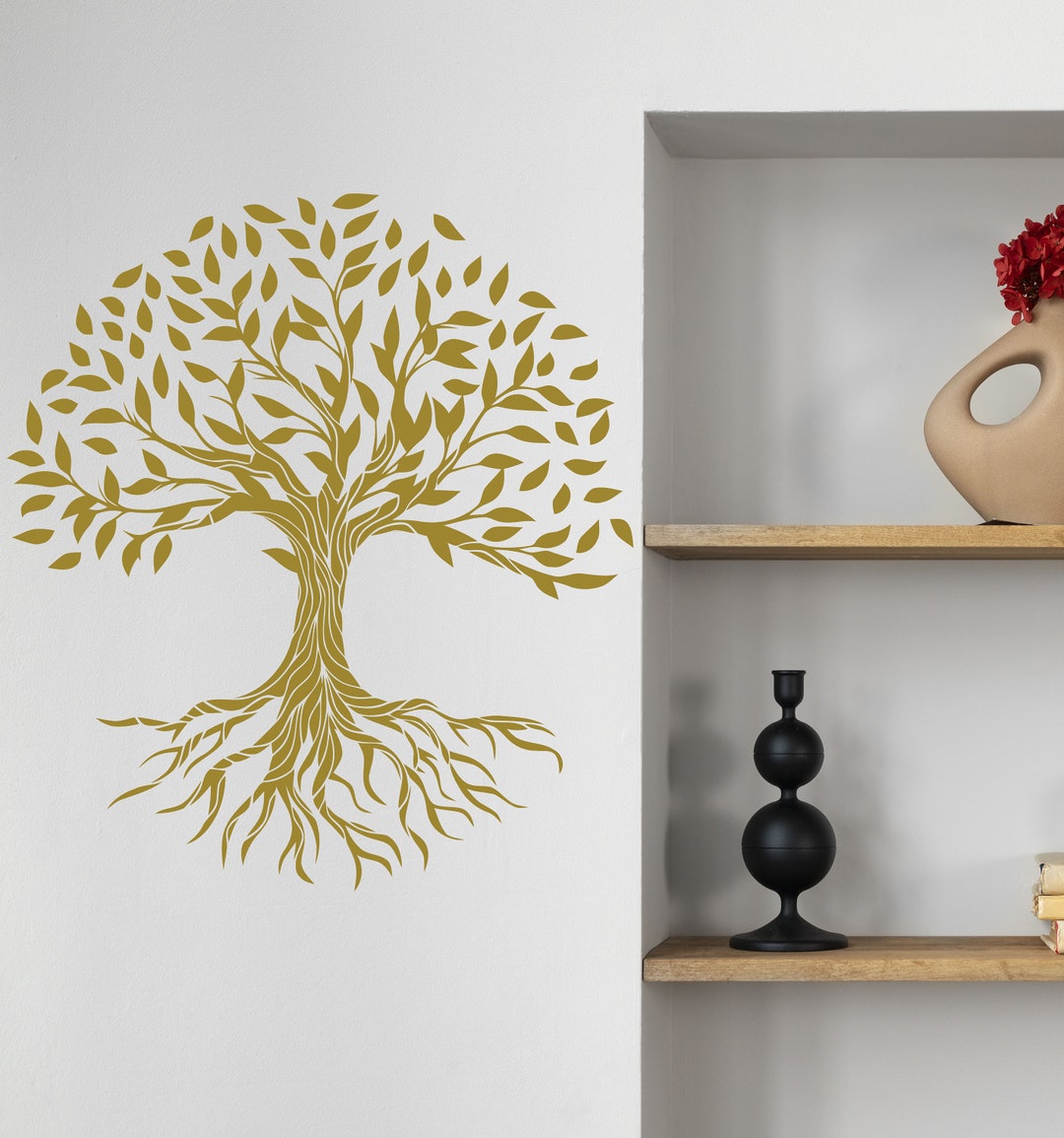 Tree of Life Stickers, Tree Decals, Inspirational Decals, Bedroom Decor ...