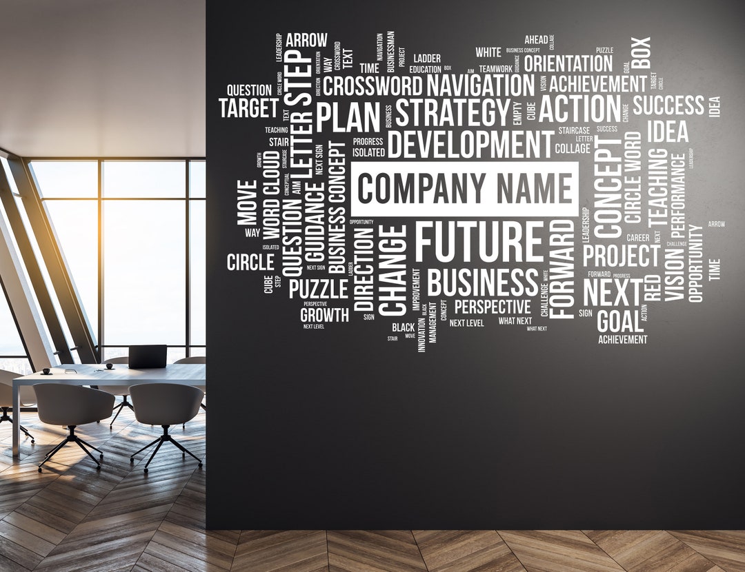 Big Customizable Office Wall Decal, Motivational, Inspirational, Custom ...