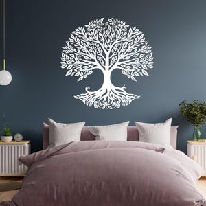 Tree of Life Wall Decal: Inspirational Vinyl Sticker for Yoga Studio ...