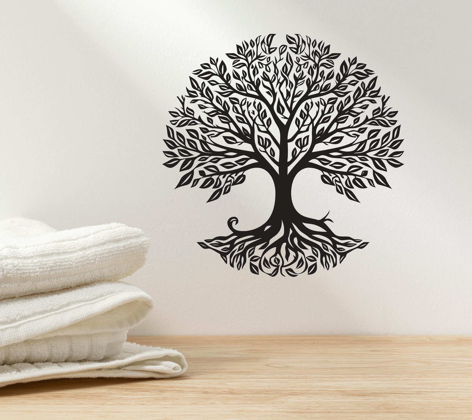 Tree of Life Wall Decal: Inspirational Vinyl Sticker for Yoga Studio ...
