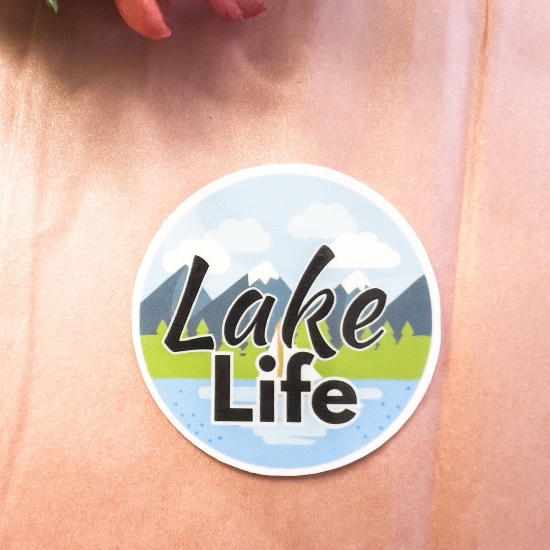 Lake Life Sticker, Lake Sticker, Lake Life Decal, Lake Decal - Etsy