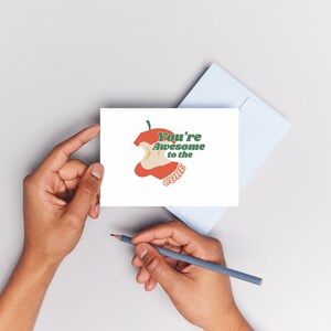 Teacher Appreciation SVG You're Awesome to the Core, Education SVG ...