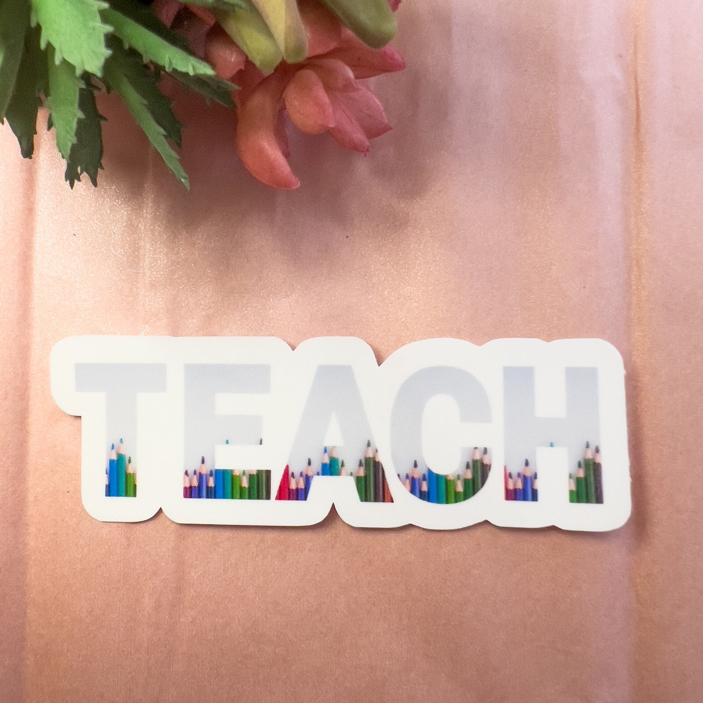 Teach Sticker, Education Sticker, Teacher Decal, Education Decal ...