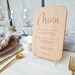 Wooden Menu Wedding Signage, Wood Wedding Menu Signs, Wedding Menu ...