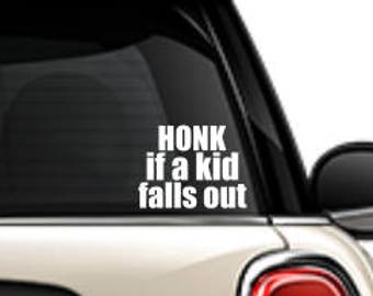 Funny car decal | Etsy