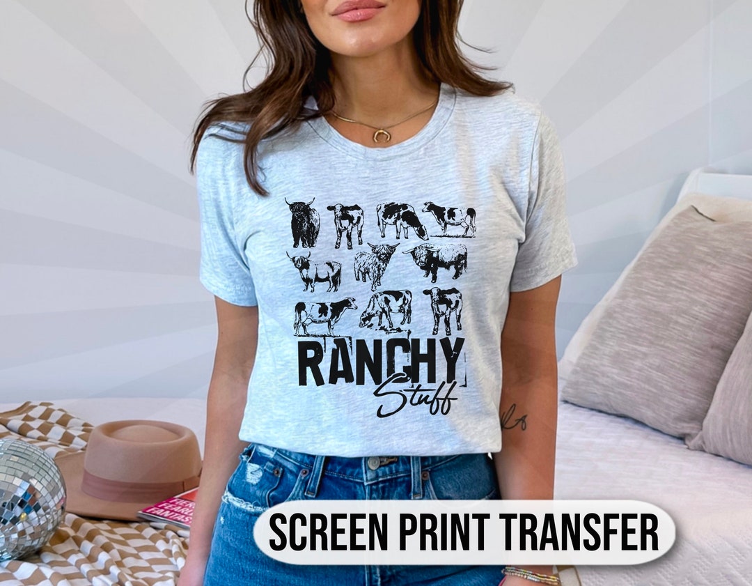 Ranchy Stuff Screen Print Transfer Ready to Make Ready to Press Ready ...