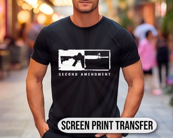 2nd Amendment DTF Heat Transfer, Become an Outlaw Direct-to-film Iron-on Transfer, Full Color ...