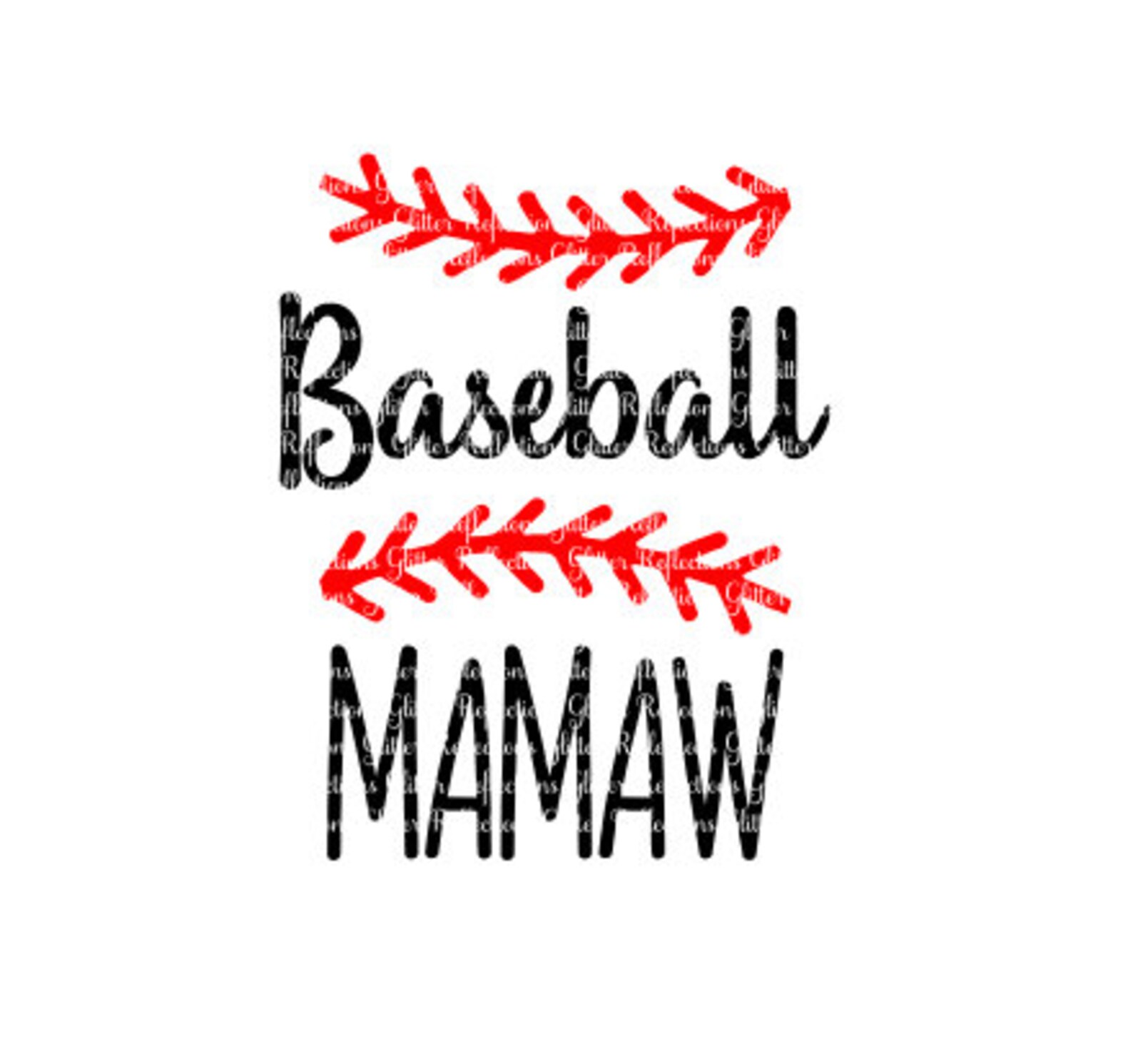 Baseball Mamaw Svg SVG PNG DXF Digital Download Baseball | Etsy