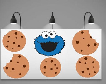 Cookie monster svg | Etsy