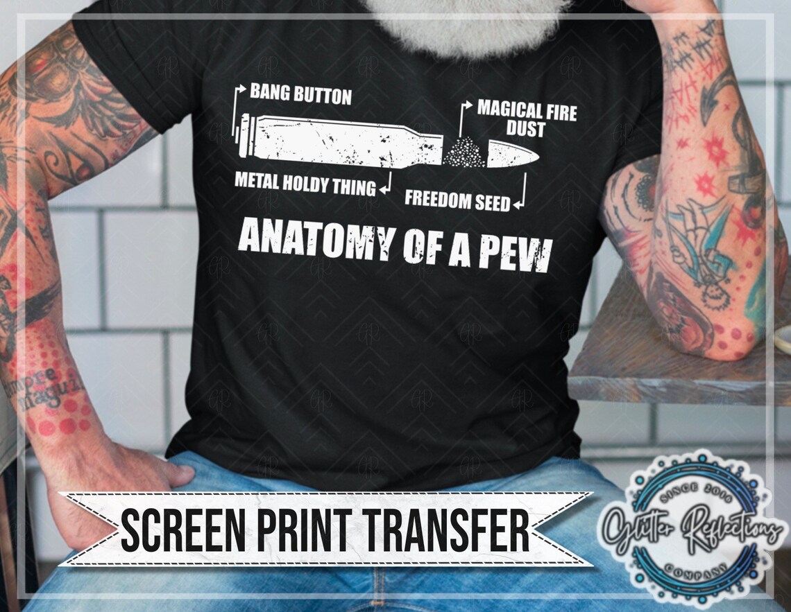 Anatomy of a Pew Screen Print Transfer Screen Transfer - Etsy