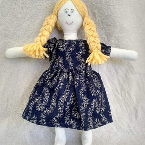Doll Pattern, Doll Dress Pattern, Pioneer Doll Pattern, Rag Doll ...