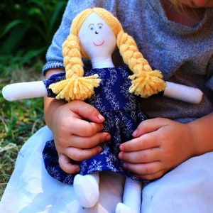 Doll Pattern, Doll Dress Pattern, Pioneer Doll Pattern, Rag Doll ...