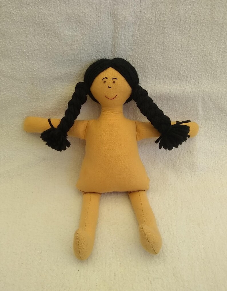 Rag Doll Pattern, PDF Download, Old-fashioned Doll, Laura Ingalls Doll ...