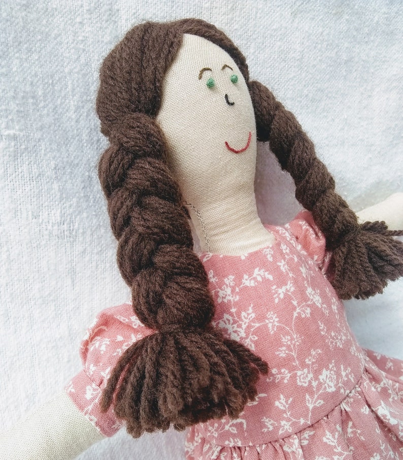 Rag Doll Pattern, PDF Download, Old-fashioned Doll, Laura Ingalls Doll ...