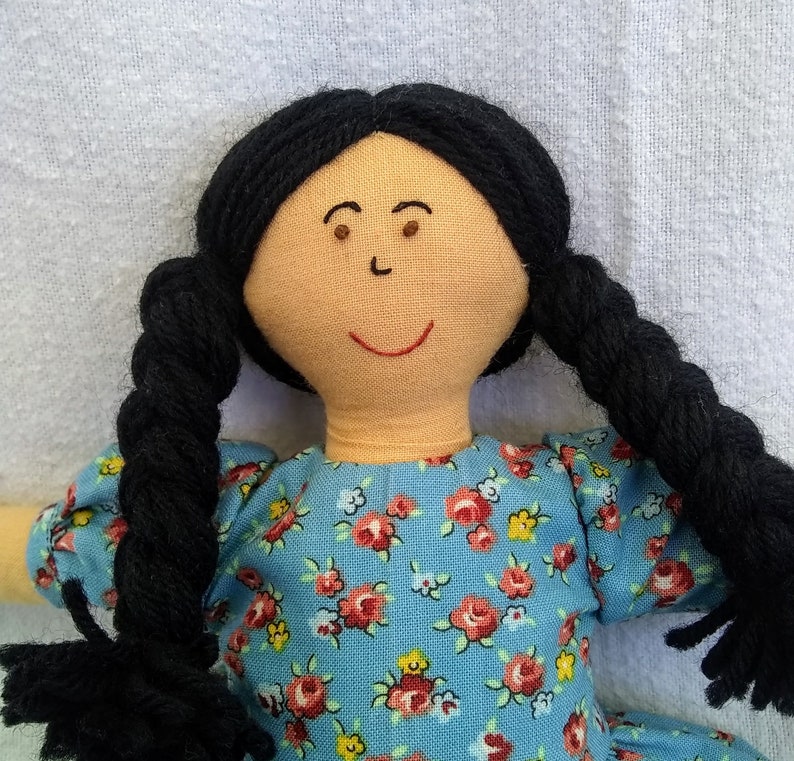 Rag Doll Pattern, PDF Download, Old-fashioned Doll, Laura Ingalls Doll ...