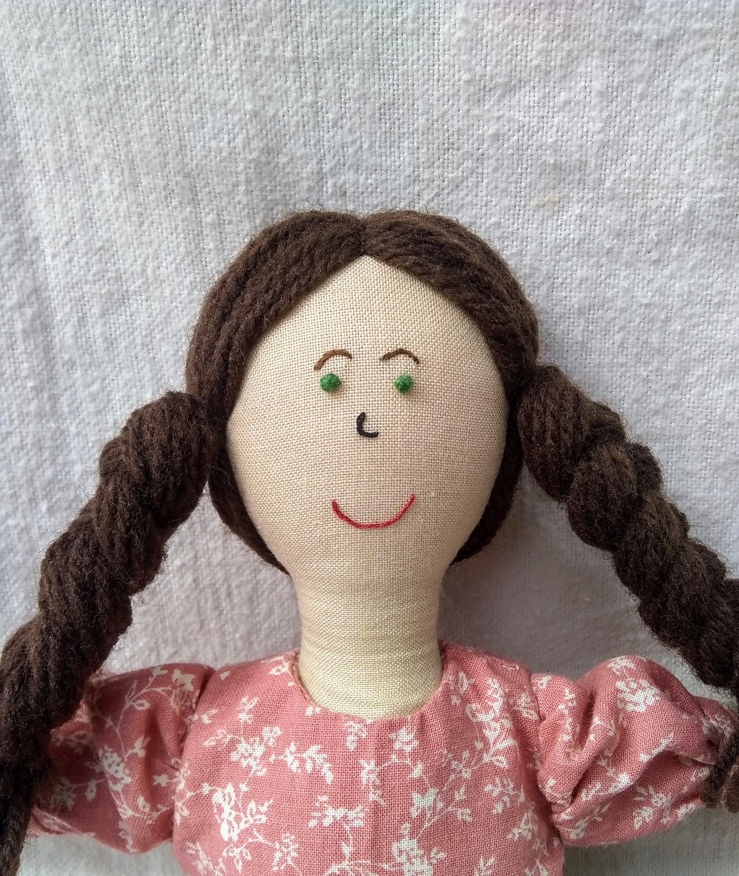 Rag Doll Pattern, PDF Download, Old-fashioned Doll, Laura Ingalls Doll ...