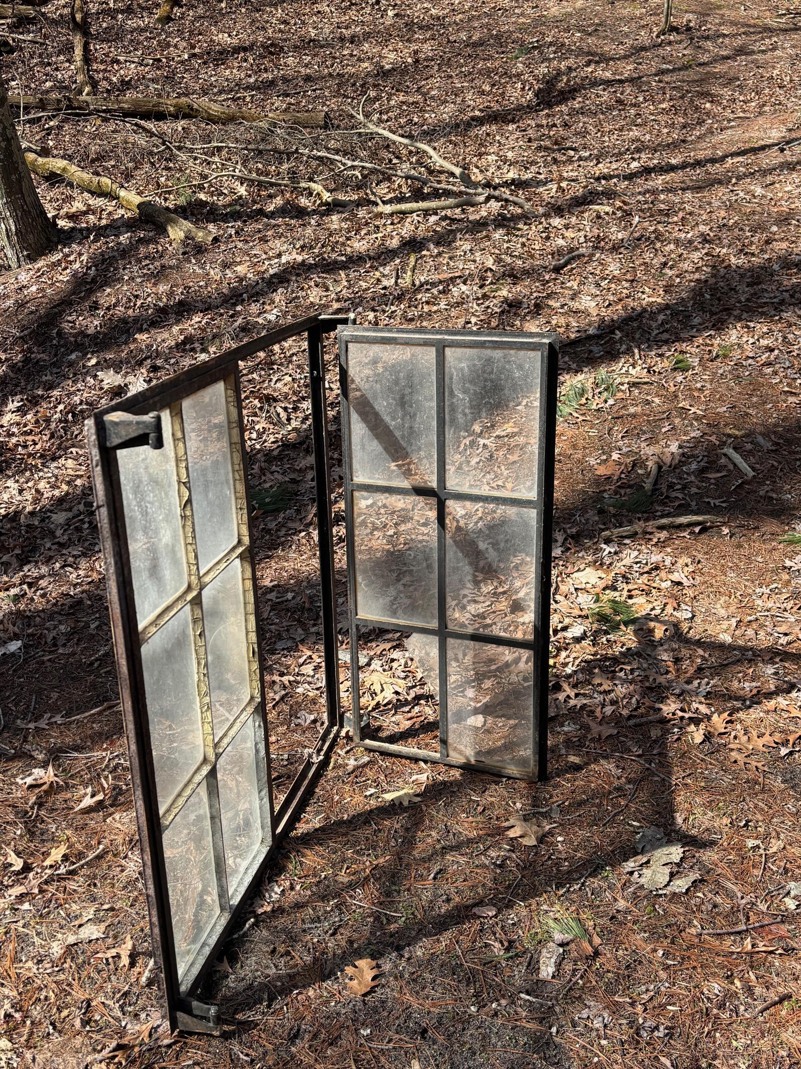 Lot of Vintage Cast Iron Windows (11 Sections) - Etsy