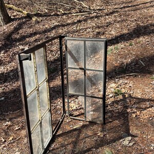 Lot of Vintage Cast Iron Windows (11 Sections) - Etsy