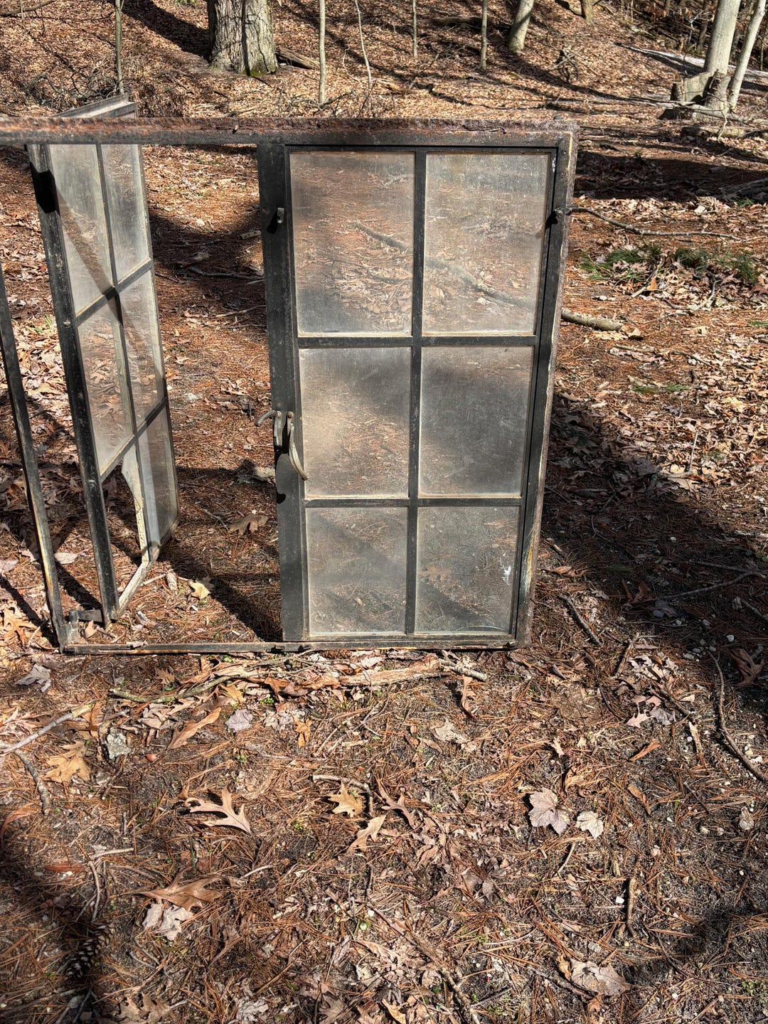 Lot of Vintage Cast Iron Windows (11 Sections) - Etsy