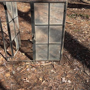 Lot of Vintage Cast Iron Windows (11 Sections) - Etsy
