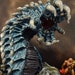 Icy Blue Worm "miniature" (reaper Miniatures' "goremaw, Great Worm") - Etsy