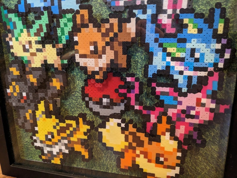 Eevee's Eeveelutions 2.5D Shadow Box - Etsy