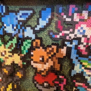 Eevee's Eeveelutions 2.5D Shadow Box - Etsy