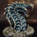 Icy Blue Worm "miniature" (reaper Miniatures' "goremaw, Great Worm") - Etsy