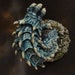 Icy Blue Worm "miniature" (reaper Miniatures' "goremaw, Great Worm") - Etsy