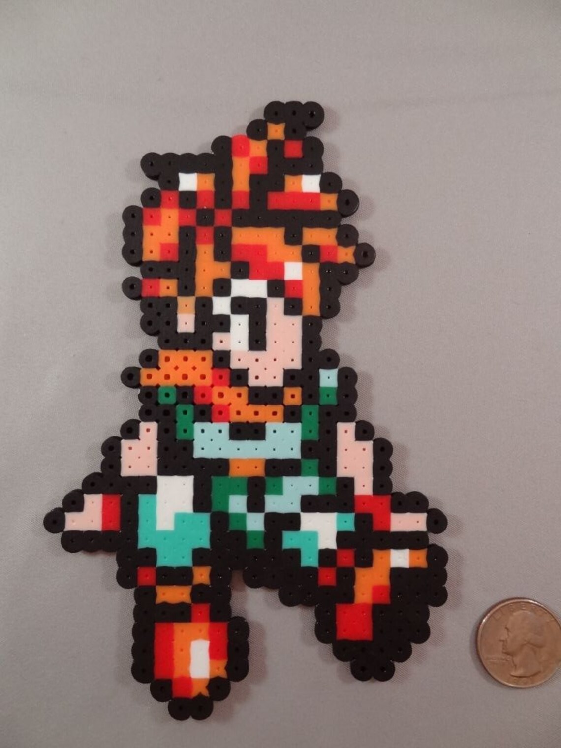 Chrono Trigger Crono and Friends: Perler Bead Art magnet | Etsy