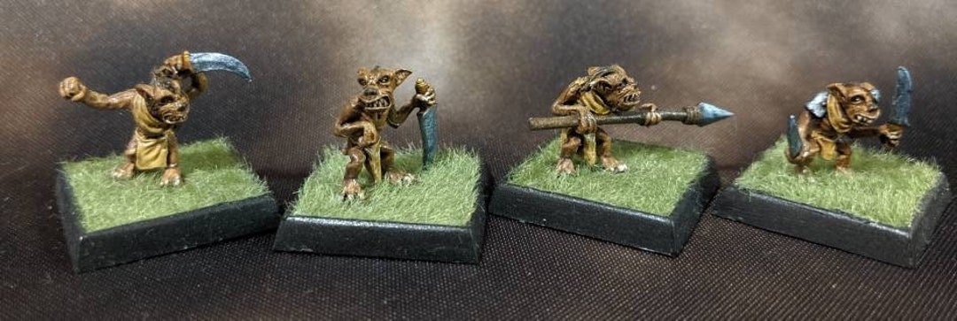 Painted Beastman and Kobold Miniatures (from the 'reaper Miniatures ...