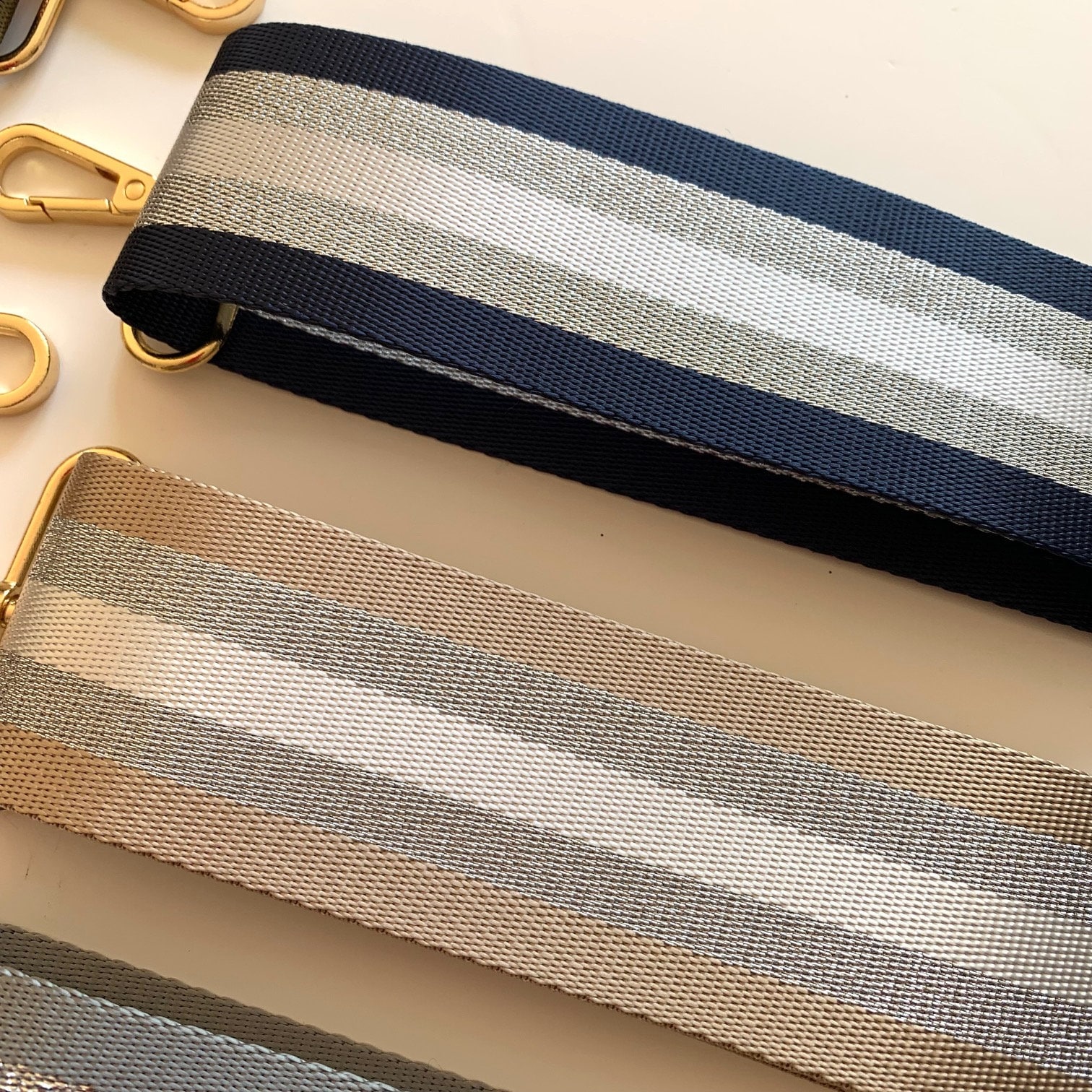 Bag strap striped fabric straps to change your bag. Guitar | Etsy