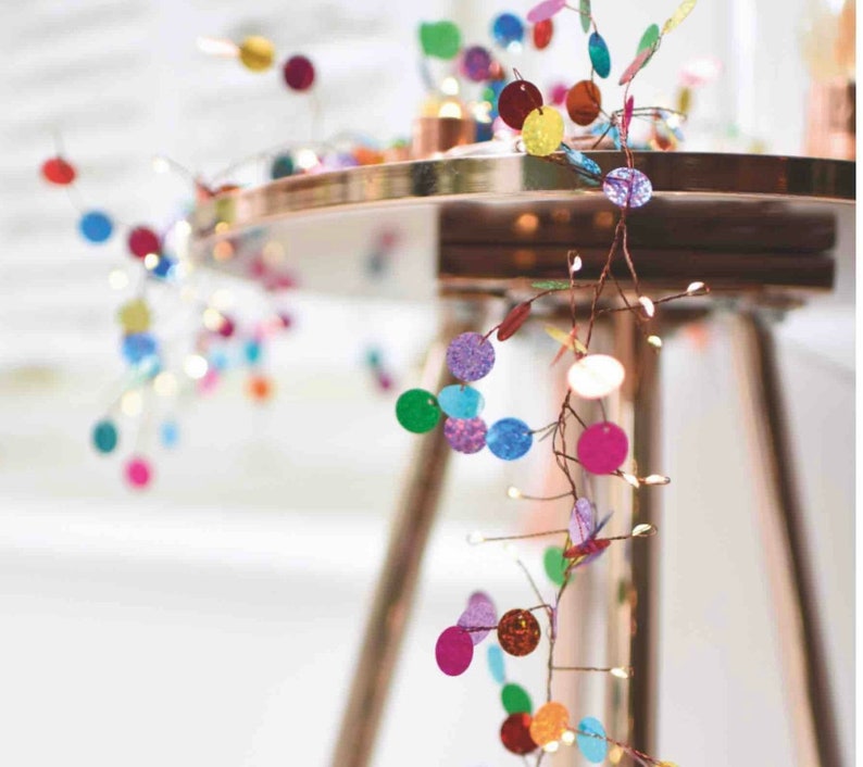 Folklore Coloured Fairy Lights Battery and Mains Fairylights - Etsy UK