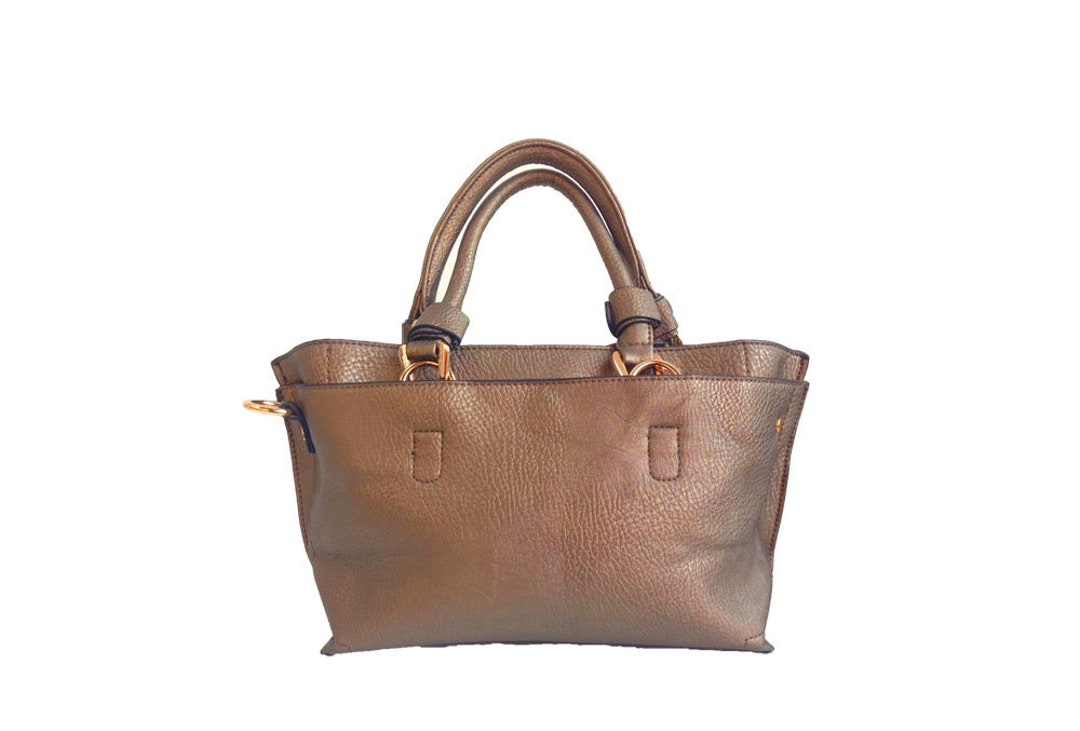 Gold Non-leather handbag, comes with inner bag to use separately from ...