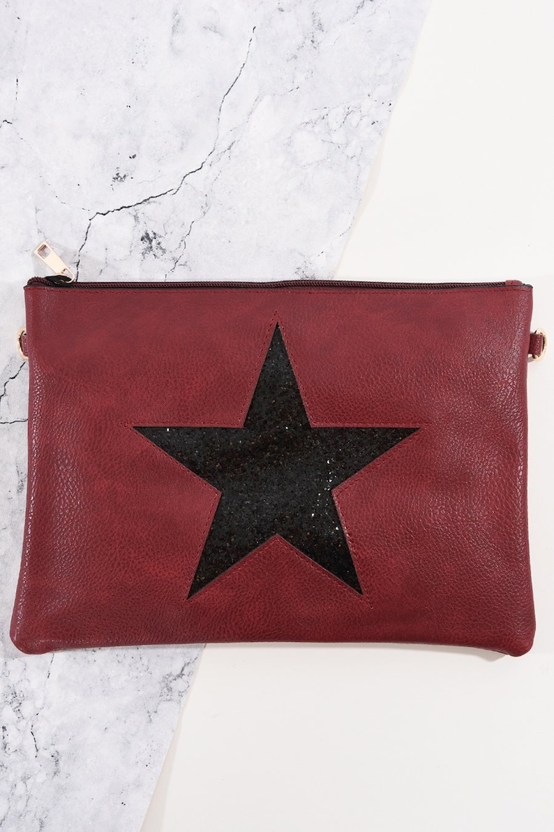Small Shoulder Bag With Star- Sparkle Star Bag - Etsy UK